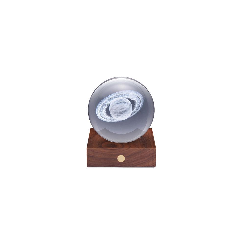 Gingko Design Amber Crystal Light - Saturn | Science Museum Shop