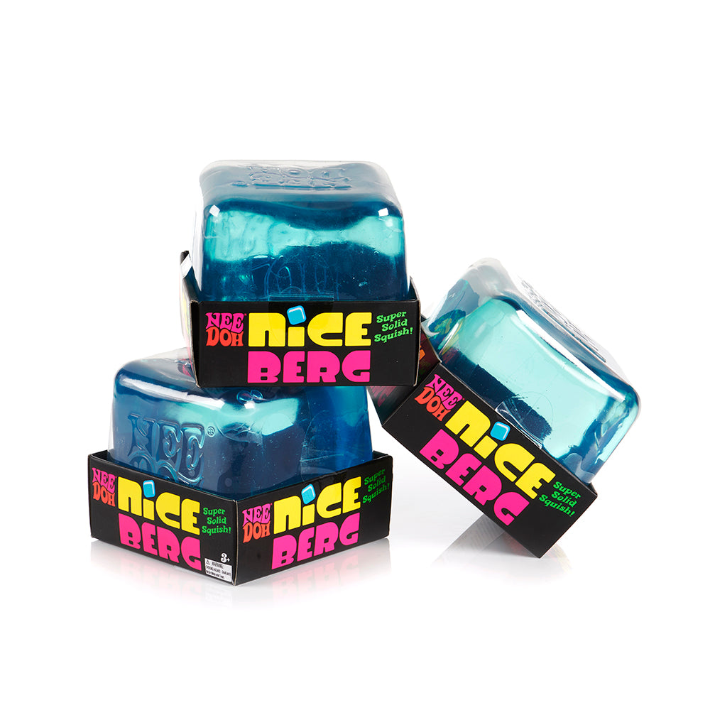 NeeDoh Niceberg Large Cube - Super Solid Squish Sensory Toy | Science ...