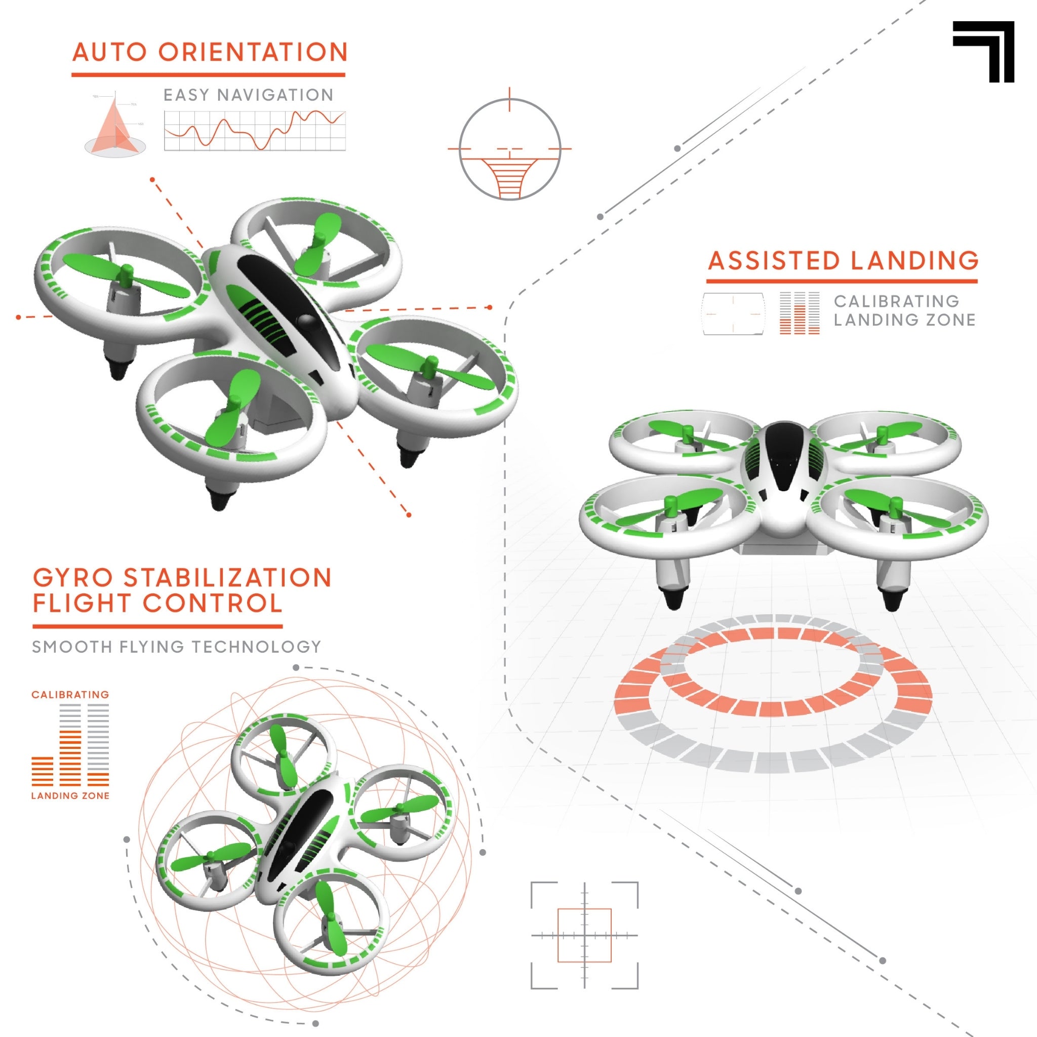 Glow Stunt Drone | Science Museum Shop