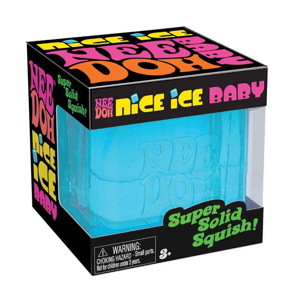 NeeDoh Niceberg Large Cube - Super Solid Squish Sensory Toy | Science ...
