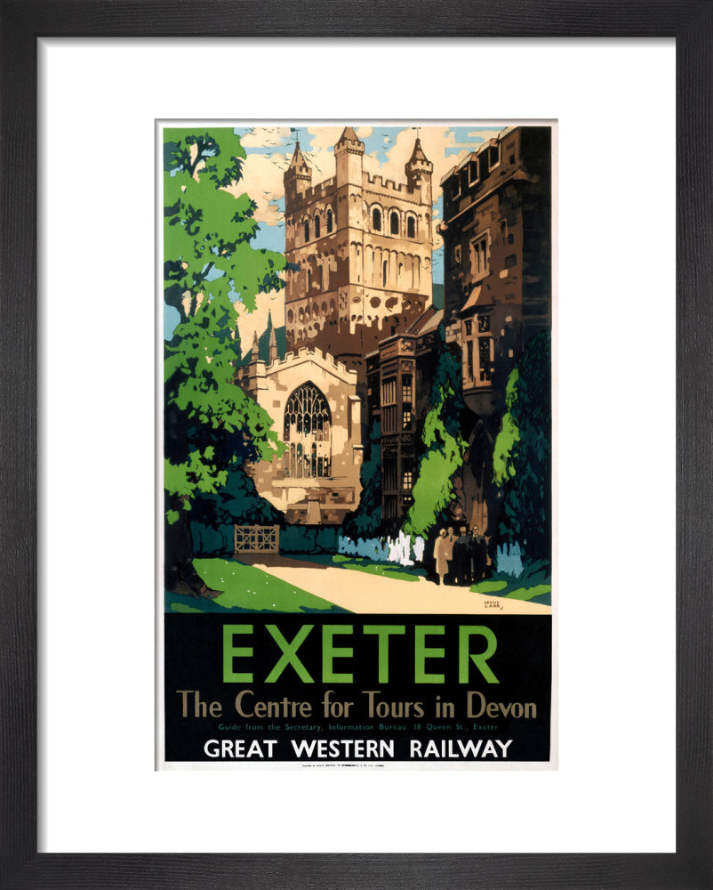 'Exeter', GWR poster, 1923-1947. | Science Museum Shop