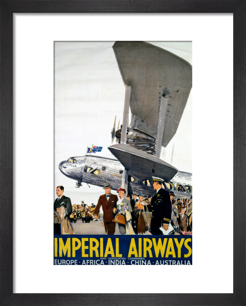 Imperial Airways poster, 1936. | Science Museum Shop