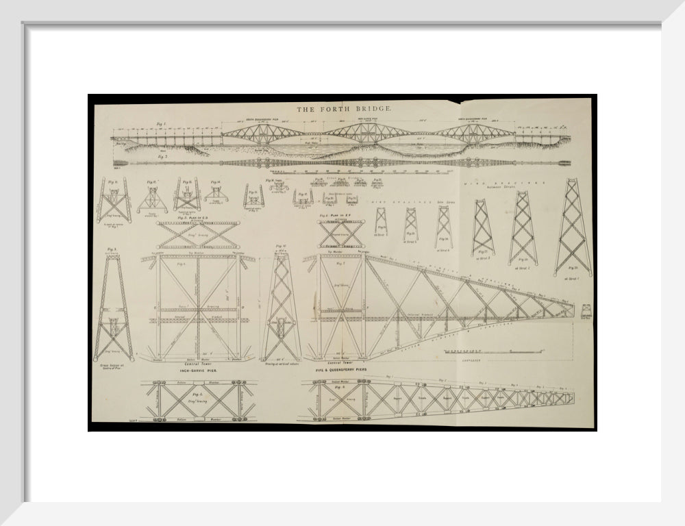 forth road bridge sketch