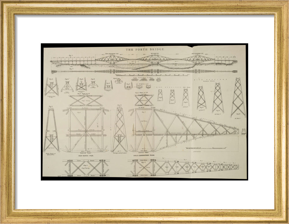 forth bridge drawing