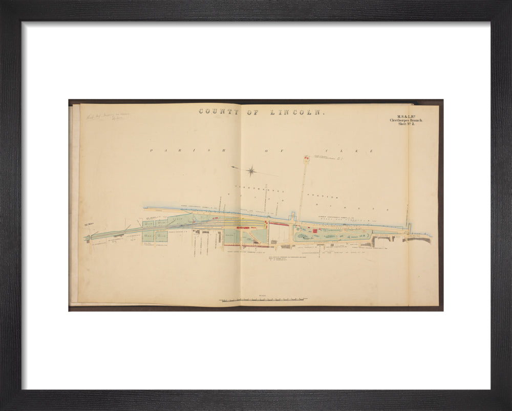 Cleethorpes Branch Sheet No 2, showing Cleethorpes station, Gardens, p ...