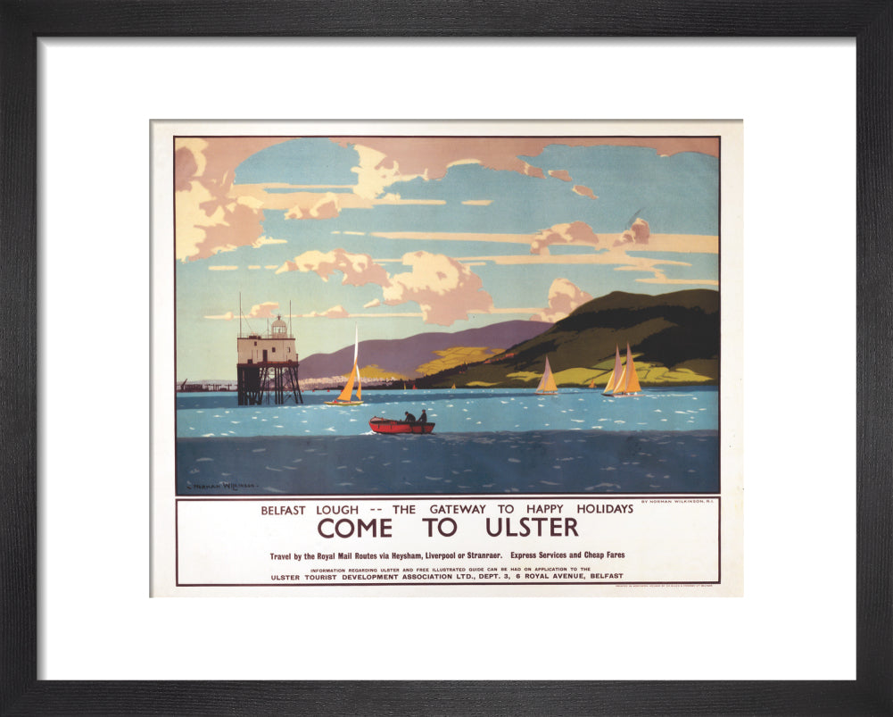 'Come to Ulster', LMS poster, c 1930s. | Science Museum Shop