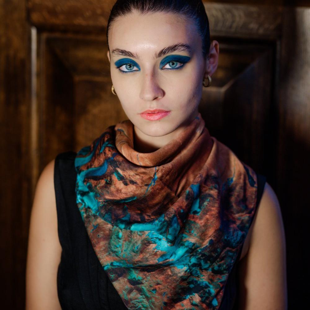 Tibet ESA x TAMMAM Organic Cotton Scarf | Science Museum Shop